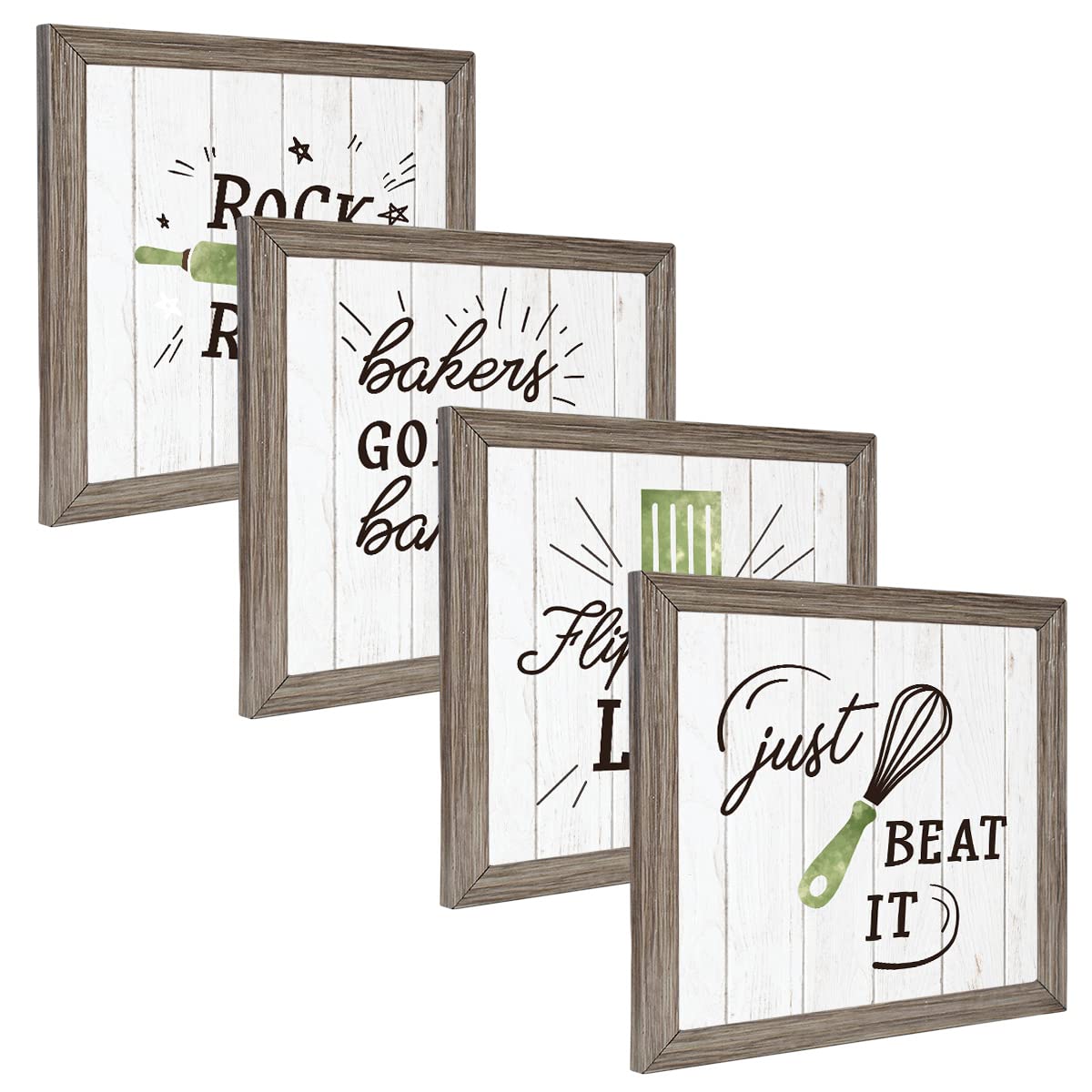 Buy Chaka Chaundh - Kitchen Quotes Wall Frames - (Set of 8) - Dining ...