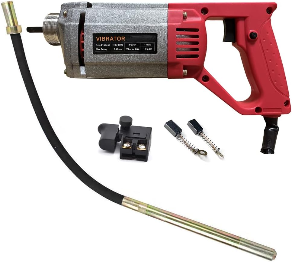 Amazon.com: 1300W Handheld Electric Concrete Vibrator Vibrating Power ...