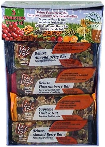VEL Bars 100% Natural Bar Variety Pack 15 bars / 40g : Amazon.ca ...