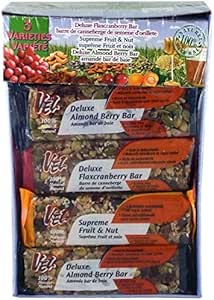 VEL Bars 100% Natural Bar Variety Pack 15 bars / 40g : Amazon.ca ...