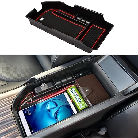 Amazon.com: TOPINSTALL Red Center Console Organizer Compatible with ...