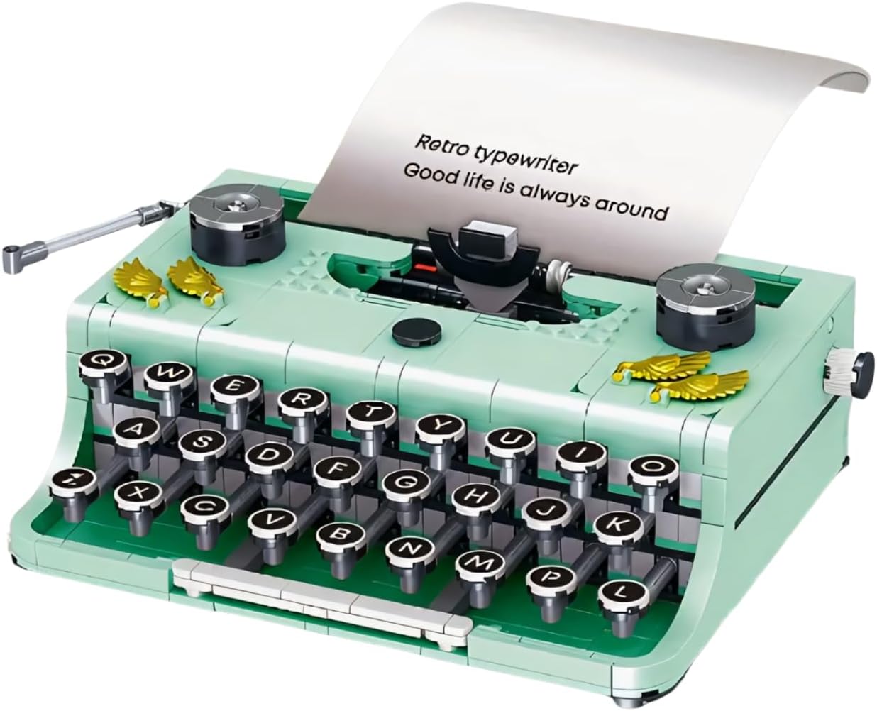 Amazon.com: 820PCS Ideas Retro Typewriter Building Blocks Toys Model ...