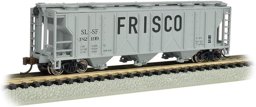 N Scale Frisco Covered Hopper Vehicle by Bachmann Botswana | Ubuy
