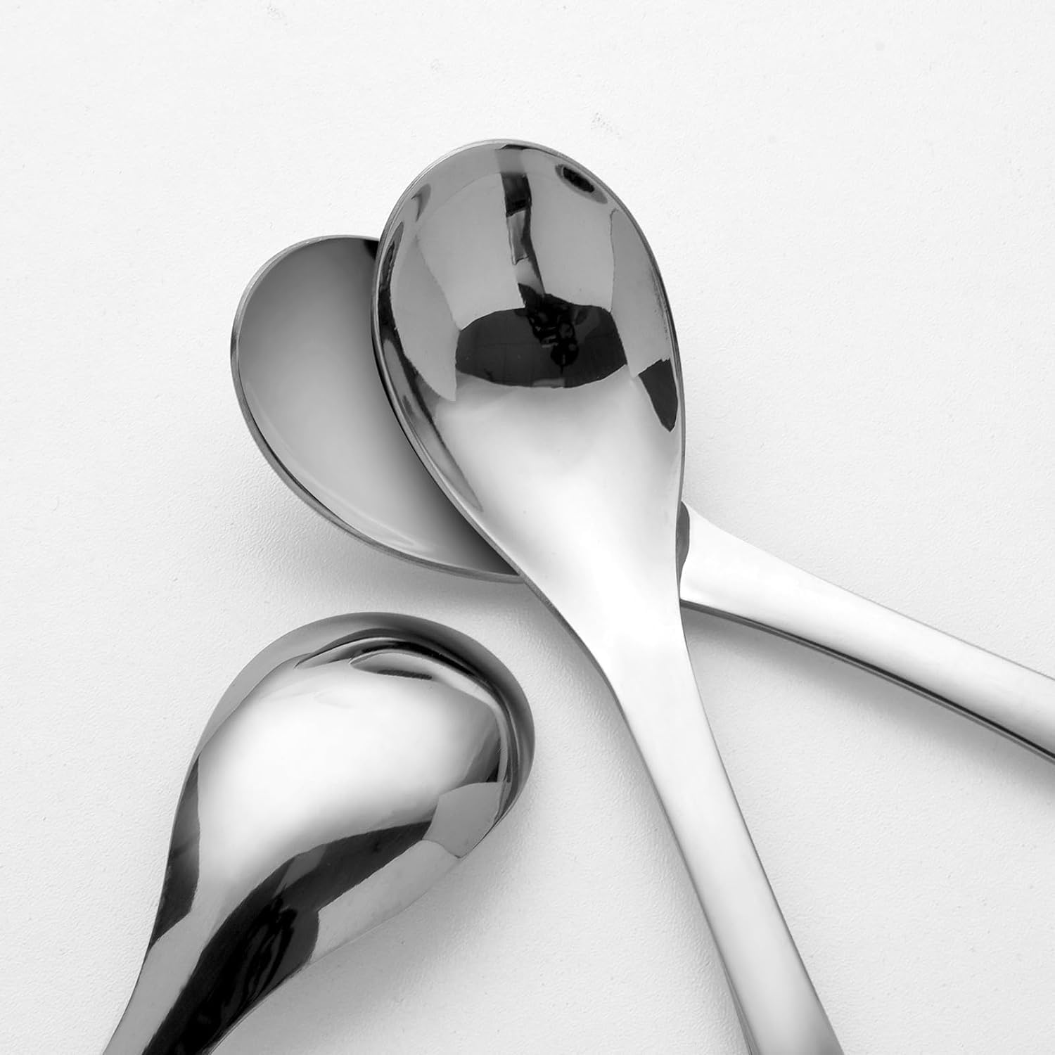 Amzgear Soup Spoons Set of 12 | Soup Spoon Stainless Steel | Chinese ...