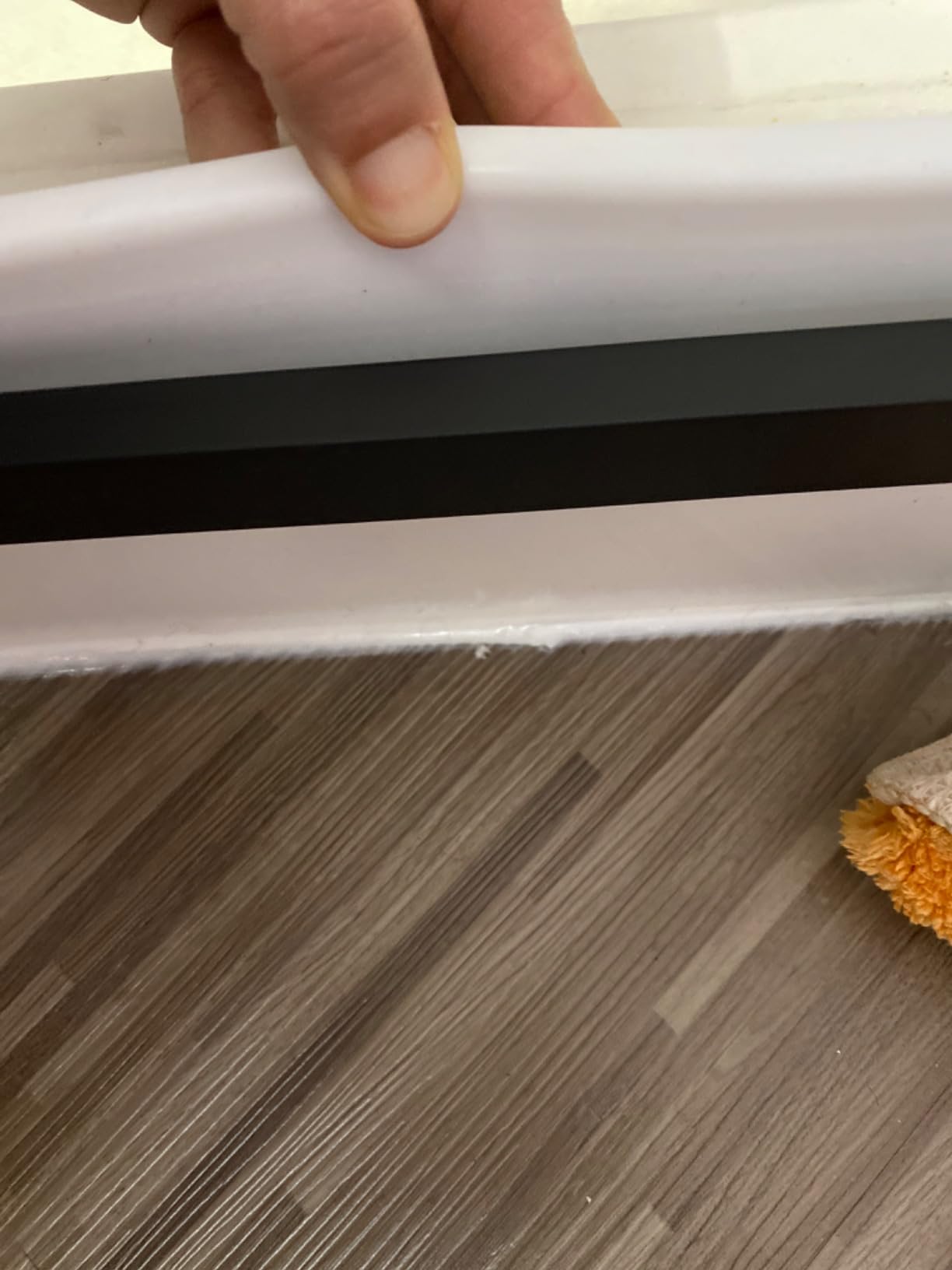 GothicBride 67 Inch Shower Threshold Water Dam, 2" High Collapsible ...