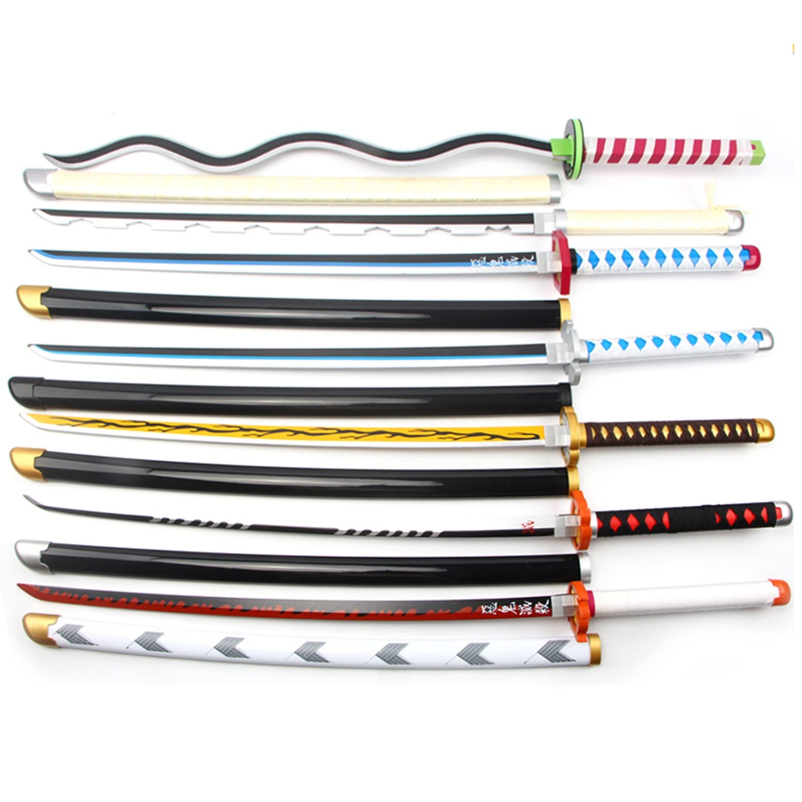 Buy IXIM COS Demon Slayer Blade, 104 cm, Wooden Kamado Tanjirou Weapon ...