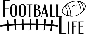 Nok Nok Football Life Decal Vinyl Sticker |Cars Trucks Vans Walls ...