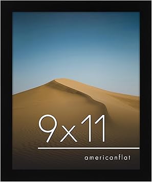 Amazon.com - Americanflat 9x11 Picture Frame with Shatter-Resistant ...