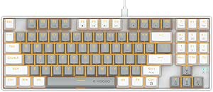 Amazon.com: DEANEEK Mechanical Keyboard 89 Keys LED Backlight ...
