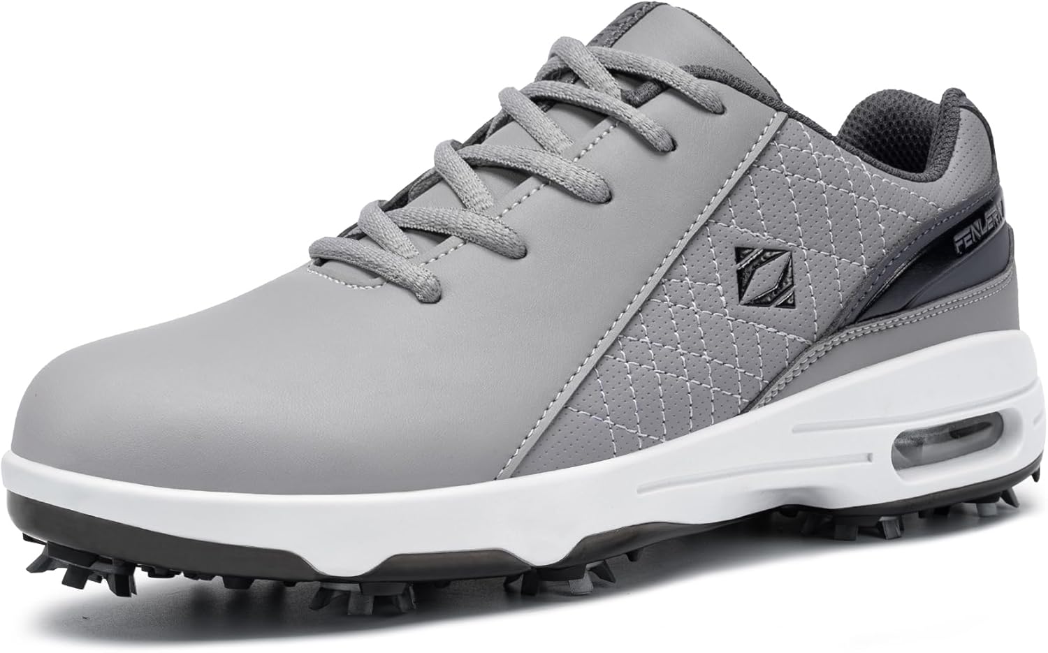 Amazon.com | FENLERN Men's Golf Shoes Spiked Waterproof Comfortable Air Cushion F006 | Shoes