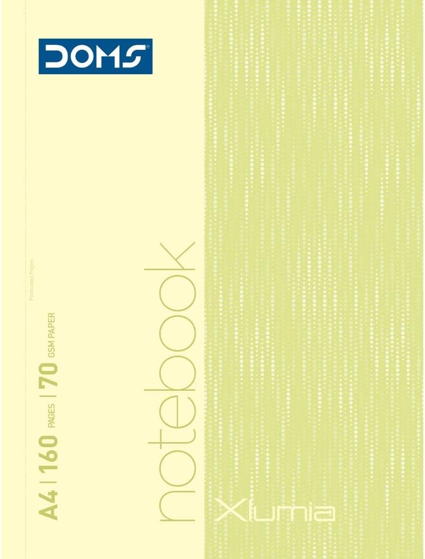 Camlin Premio 64 GSM Spiral 5 Subject Single Line 300 pages Notebook ...