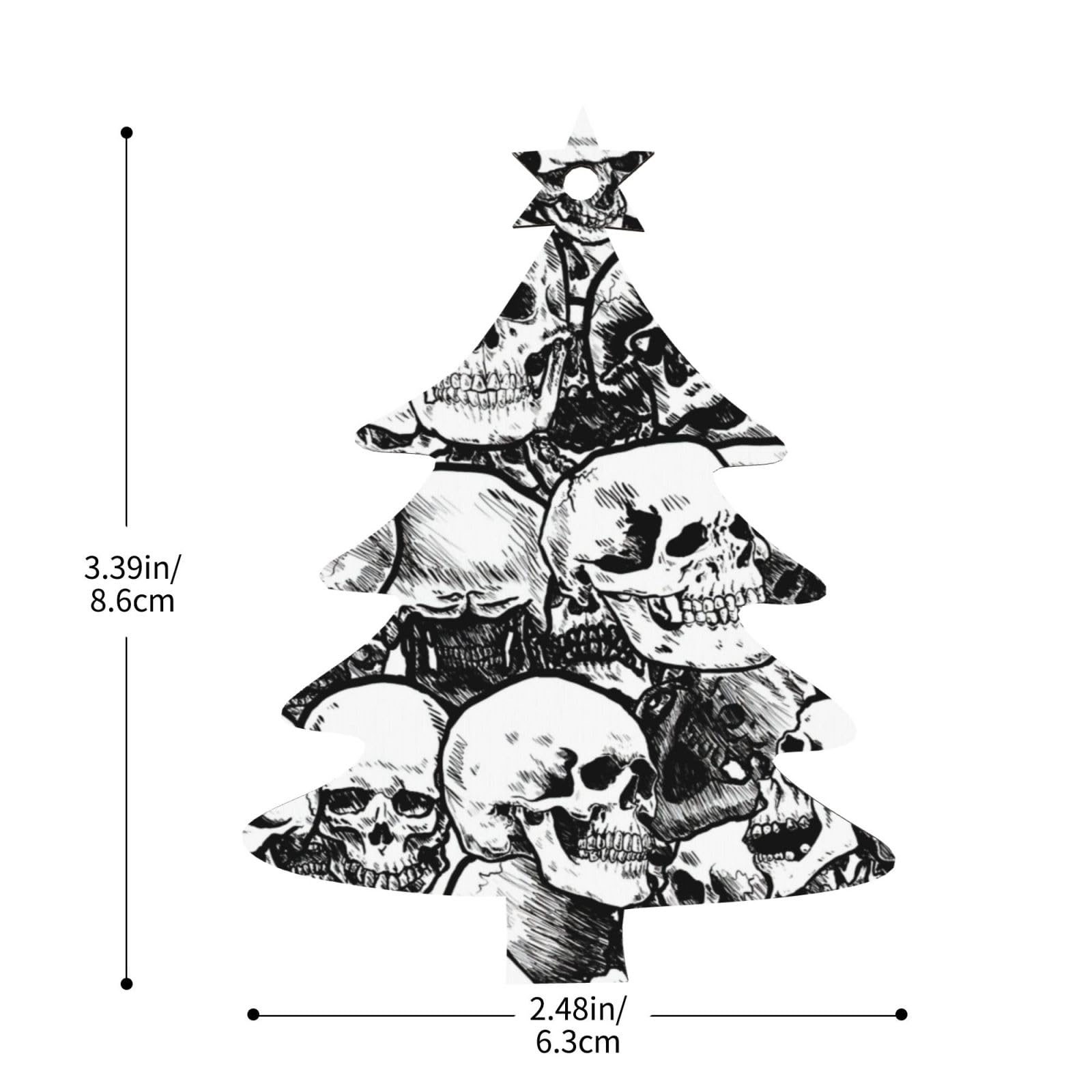 Gothic Christmas Tree Drawing