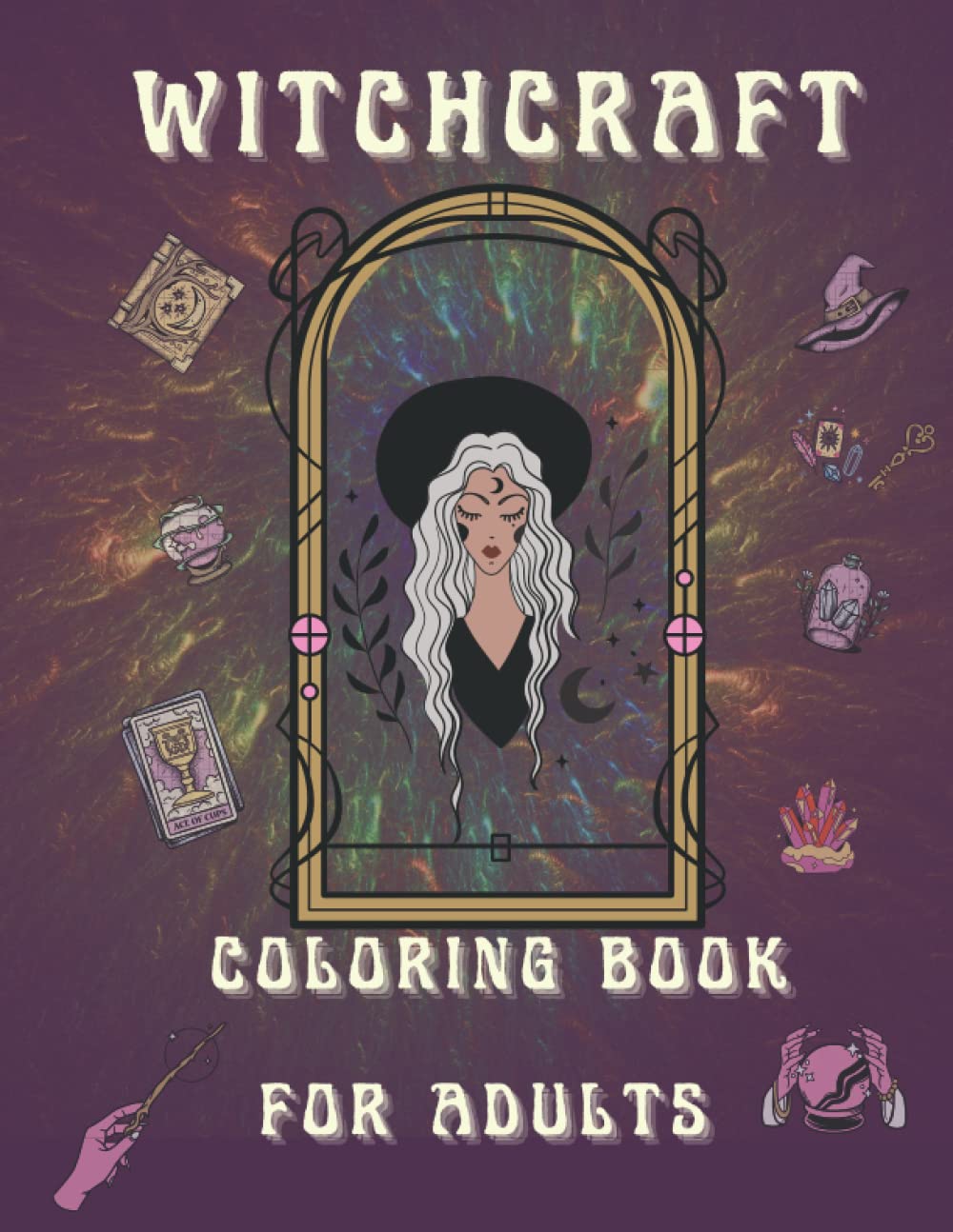 Witchcraft Coloring Book For Adults: Discover the Magical World of ...