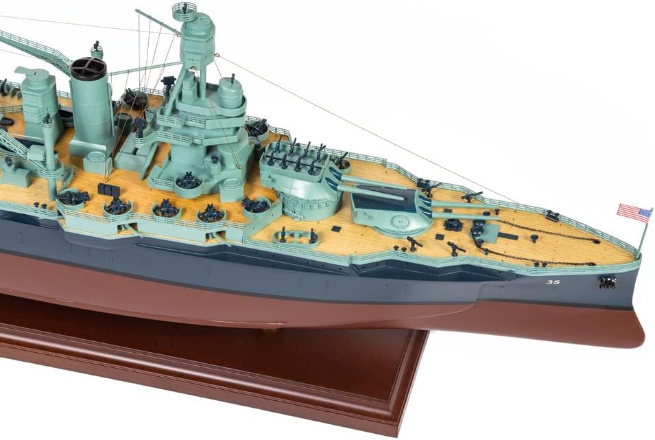 Buy Seacraft Gallery USS Texas Battleship Model 35.4 - Fully Assembled ...