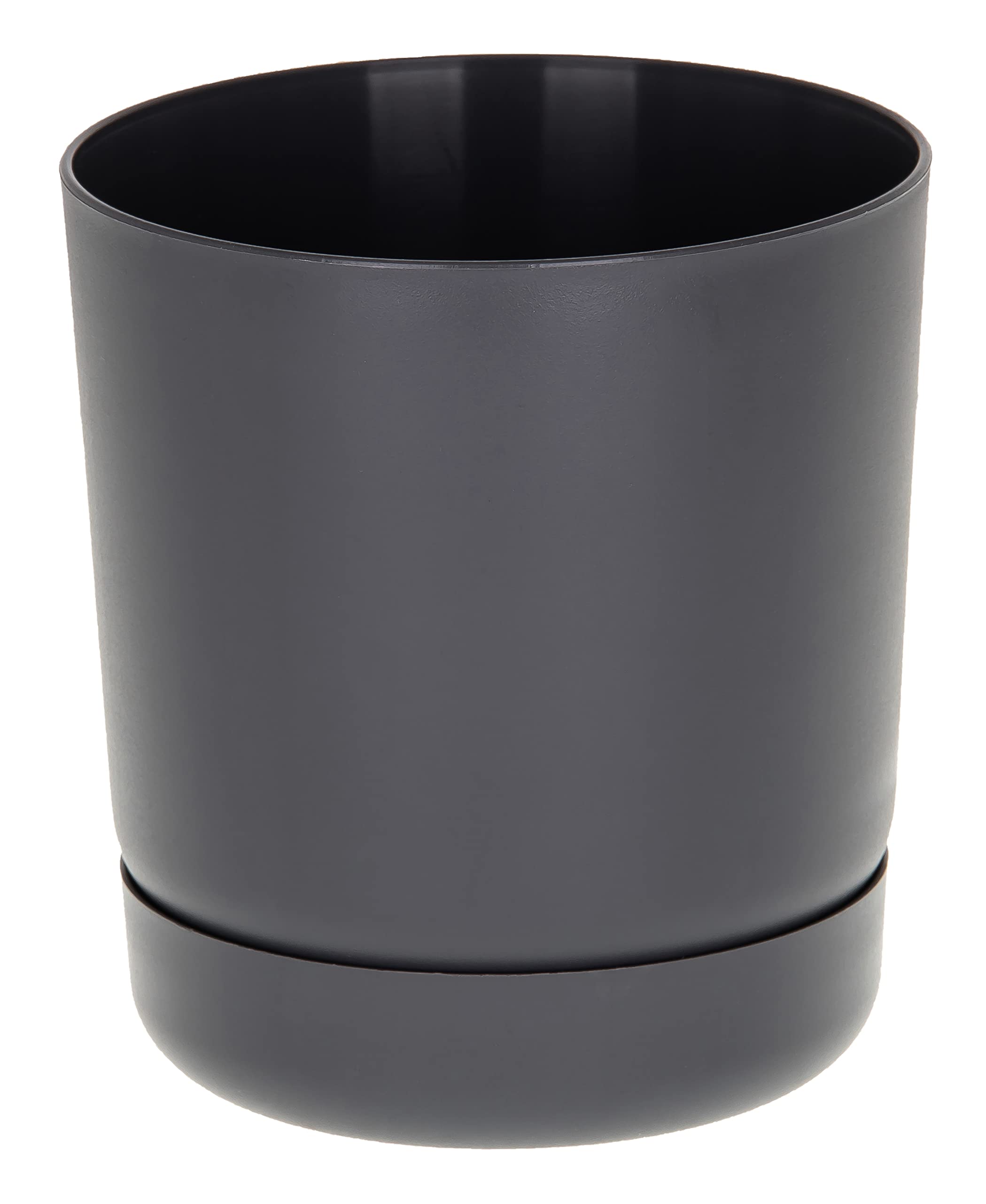 Satina Indoor Plant Pots, 5 sizes, 10 colours – Dark Grey Plant Pot ...