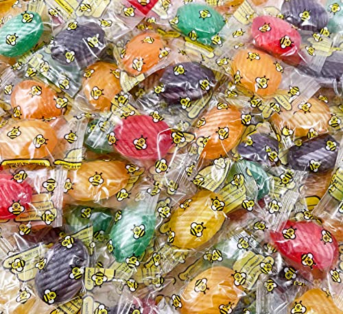 LaetaFood Primrose Sweet Assorted Honey Bee Filled Hard Candy, - Want ...