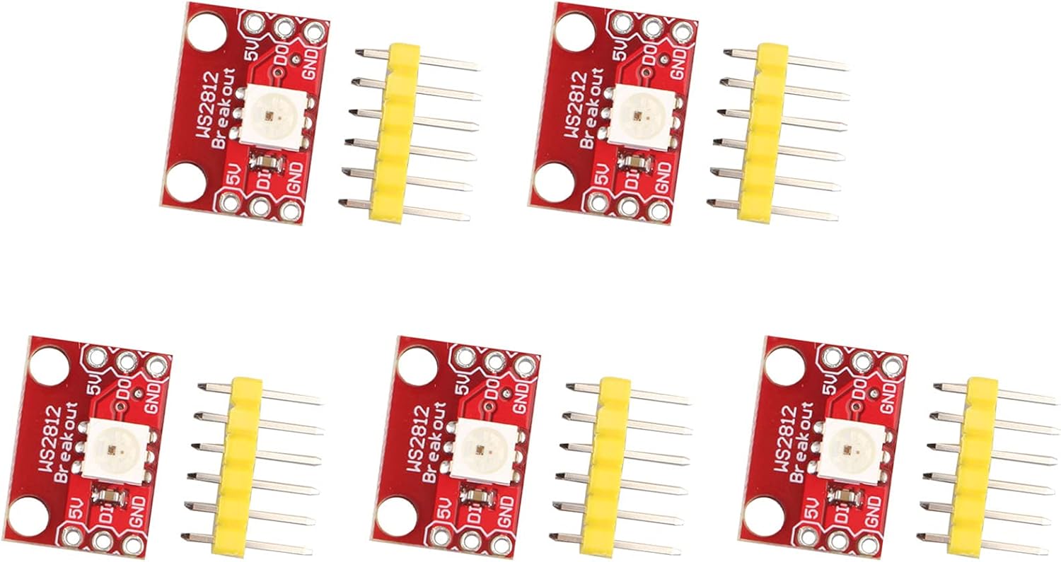Amazon.com: Jopto 5PCS WS2812 Breakout Module Board with Independent ...