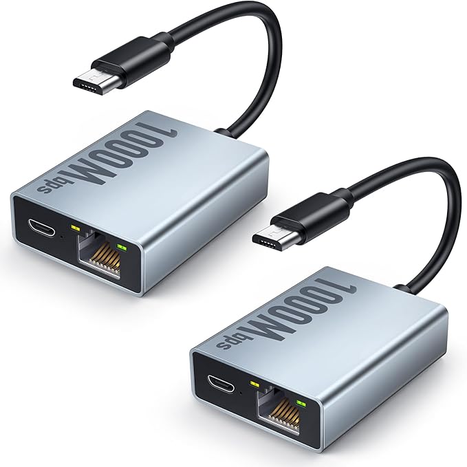 Amazon.com: 1000 Mbps Ethernet Adapter for Fire TV Stick, ELECTOP Micro ...