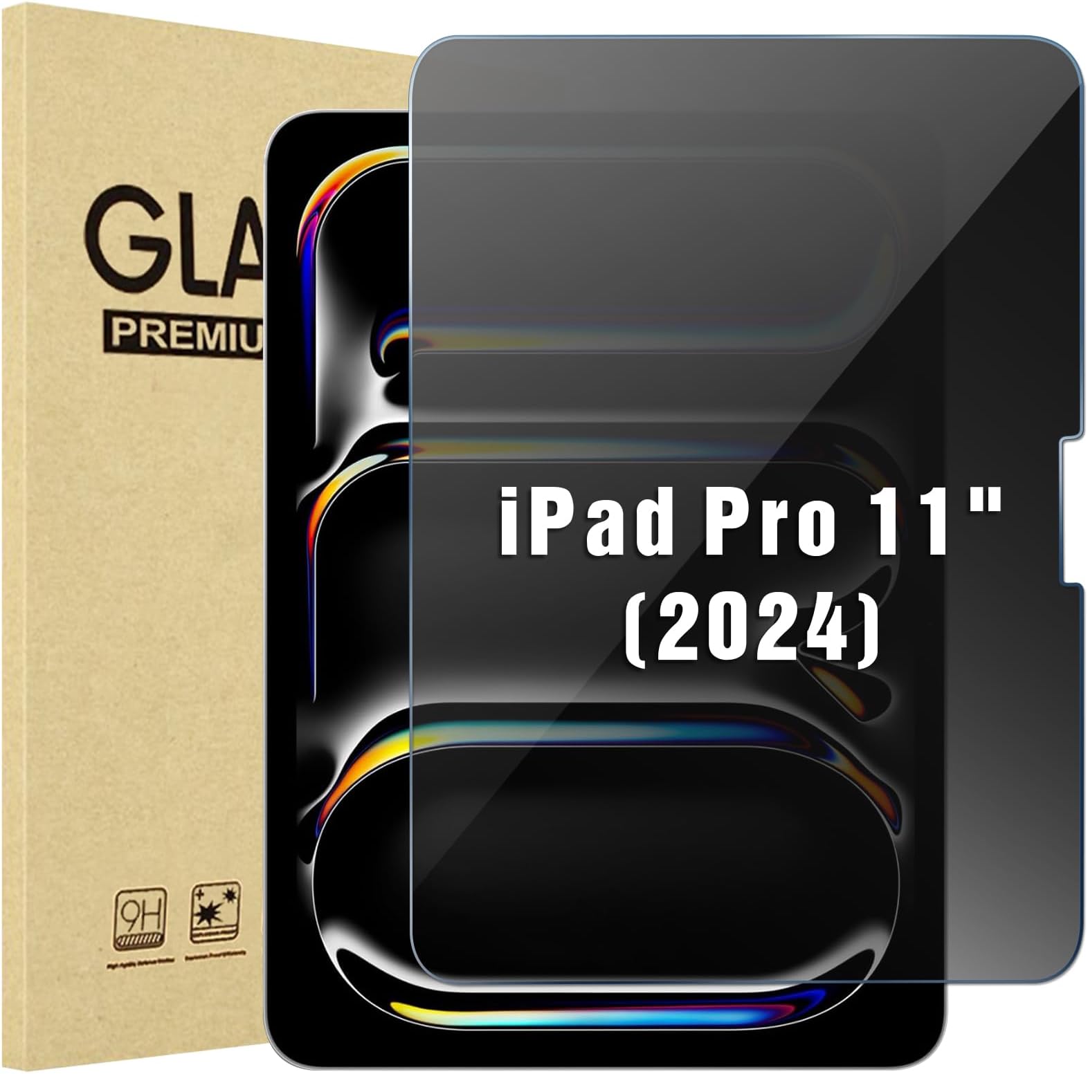 Amazon.com: Halloive 360° Privacy Screen Protector for iPad Pro 11 Inch ...