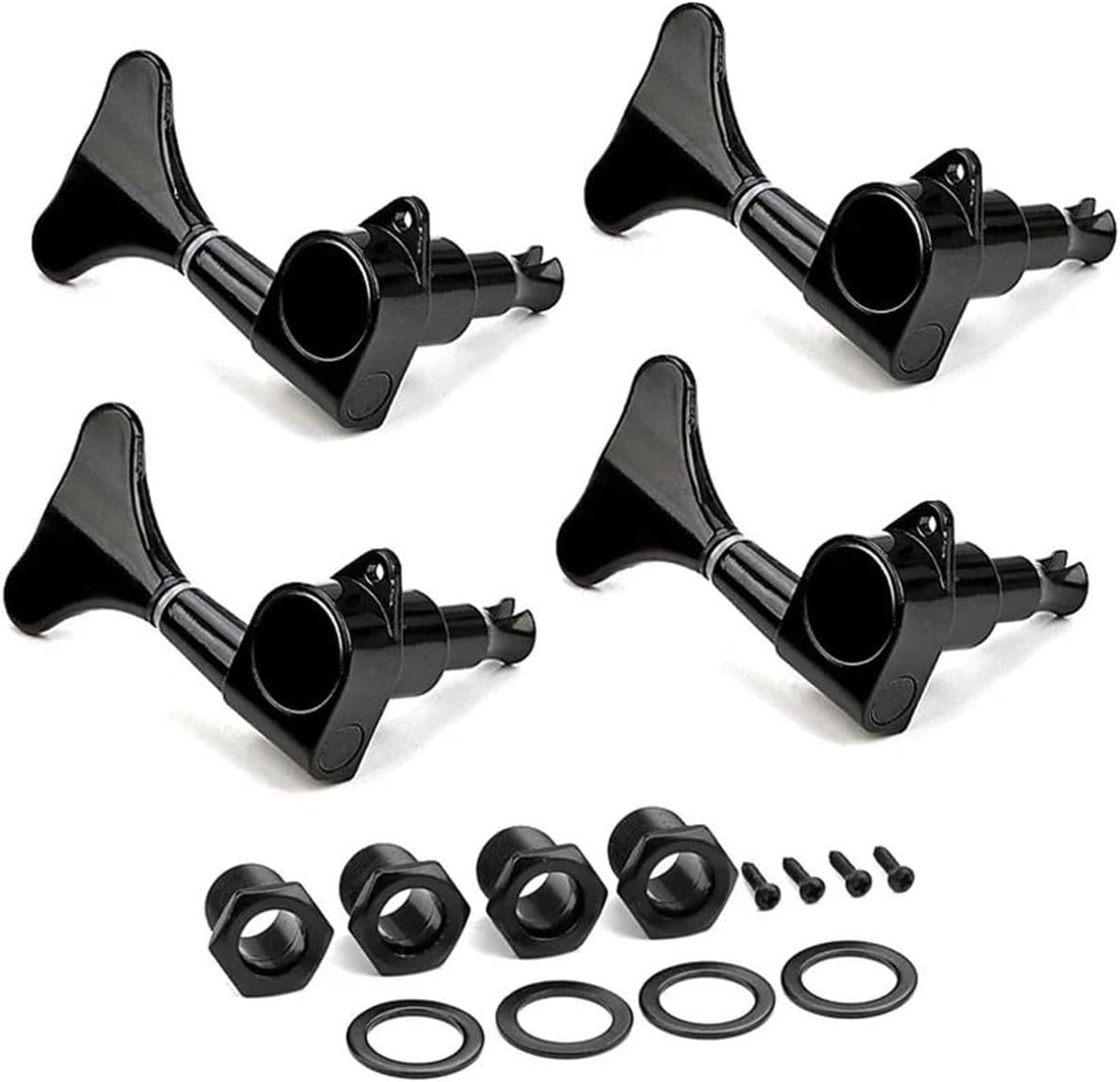 4R Sealed Bass Guitar Tuning Pegs Machine Head Tuners Guitar String ...