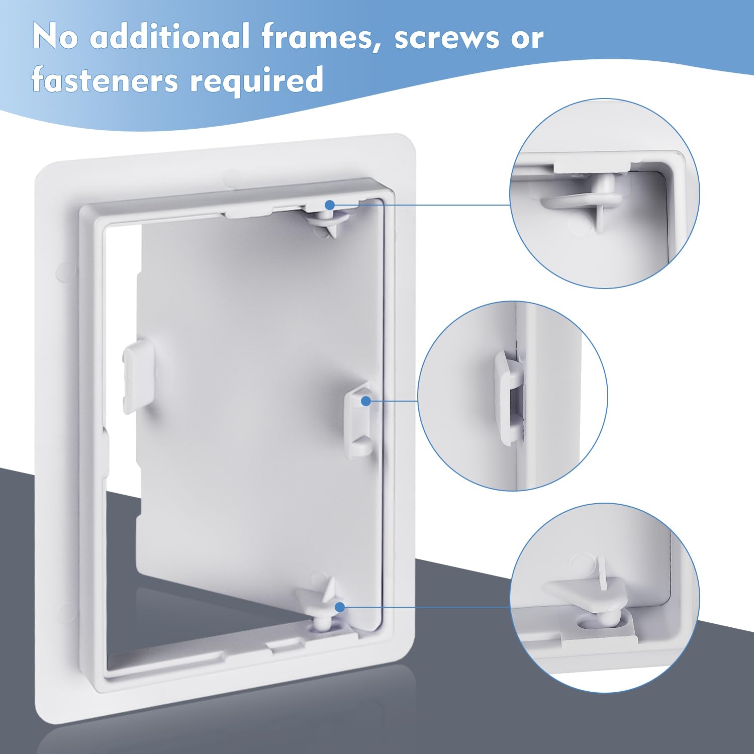 Snapklik.com : Access Panel For Drywall 4x6 In, Plastic Wall Panels For ...