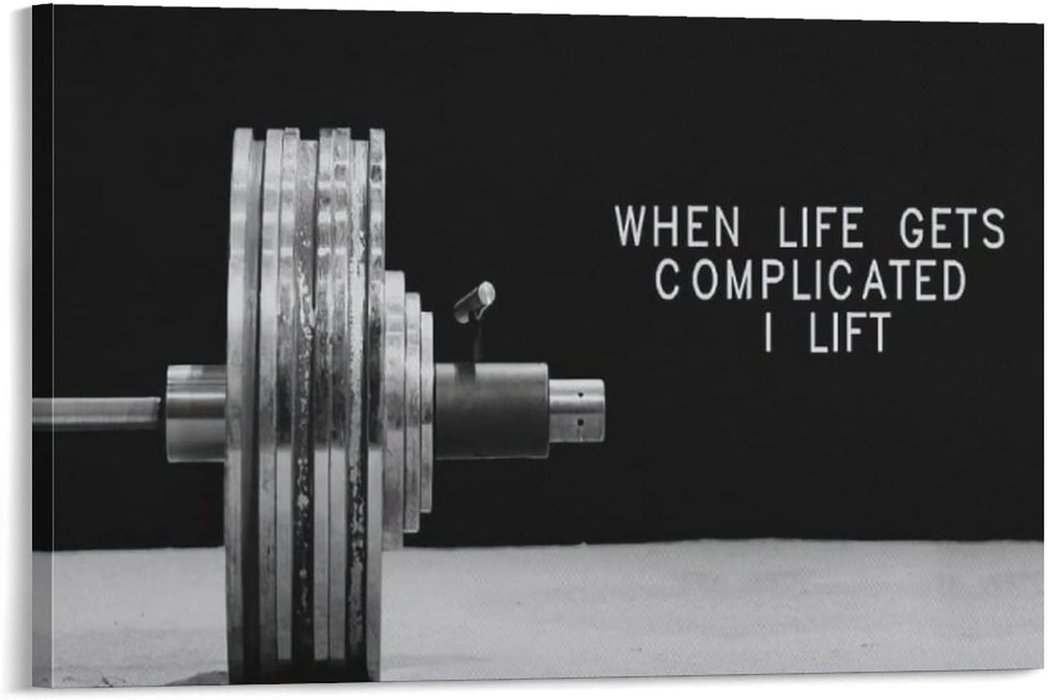 Amazon.com: Gym Posters Motivational Quotes Sports Wall Art Weight ...