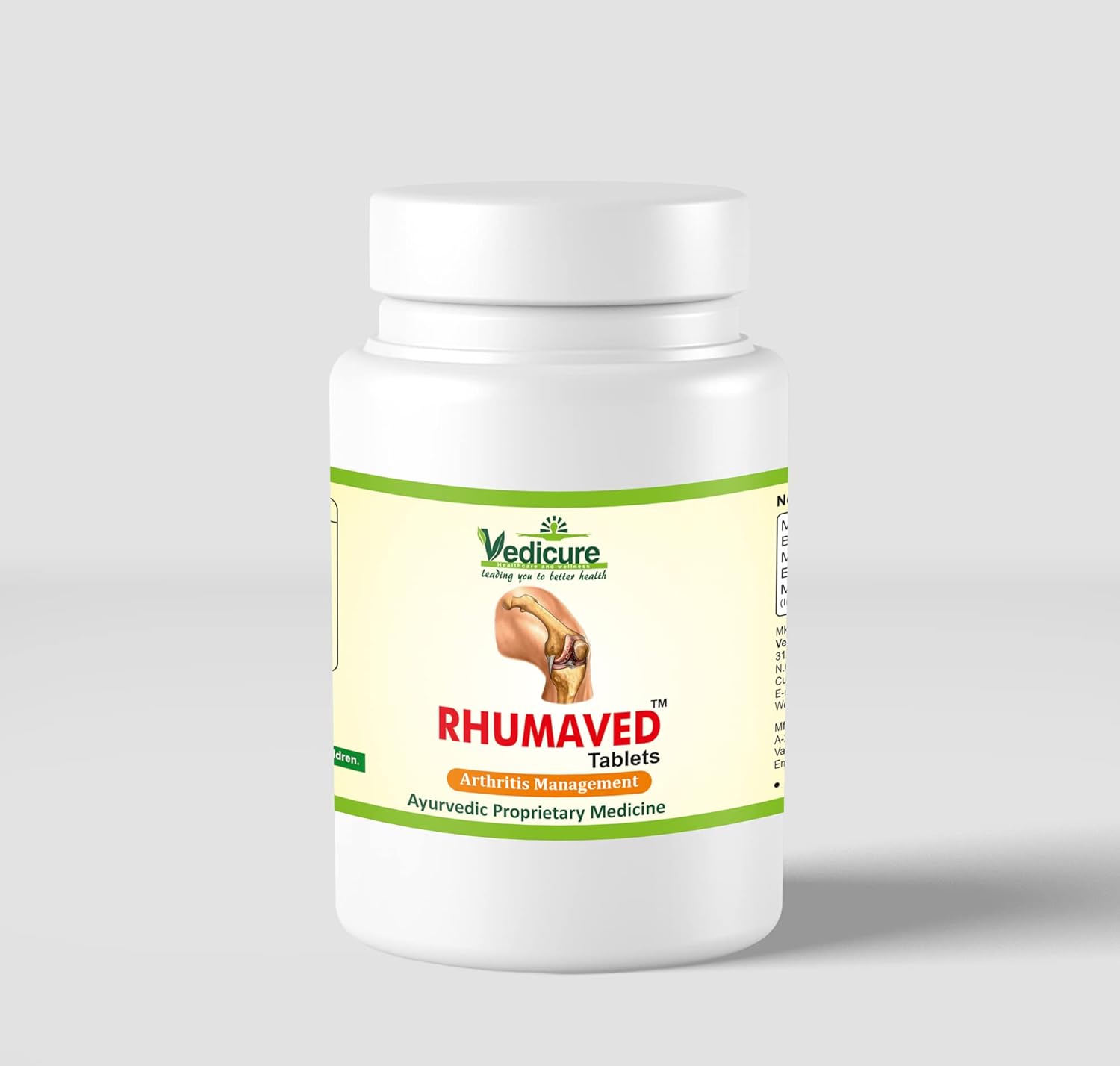 Buy Vedicure Rhumaved Tablet for Stiff Joints, Rheumatoid Arthritis Management (Pack of 1 (60 ...