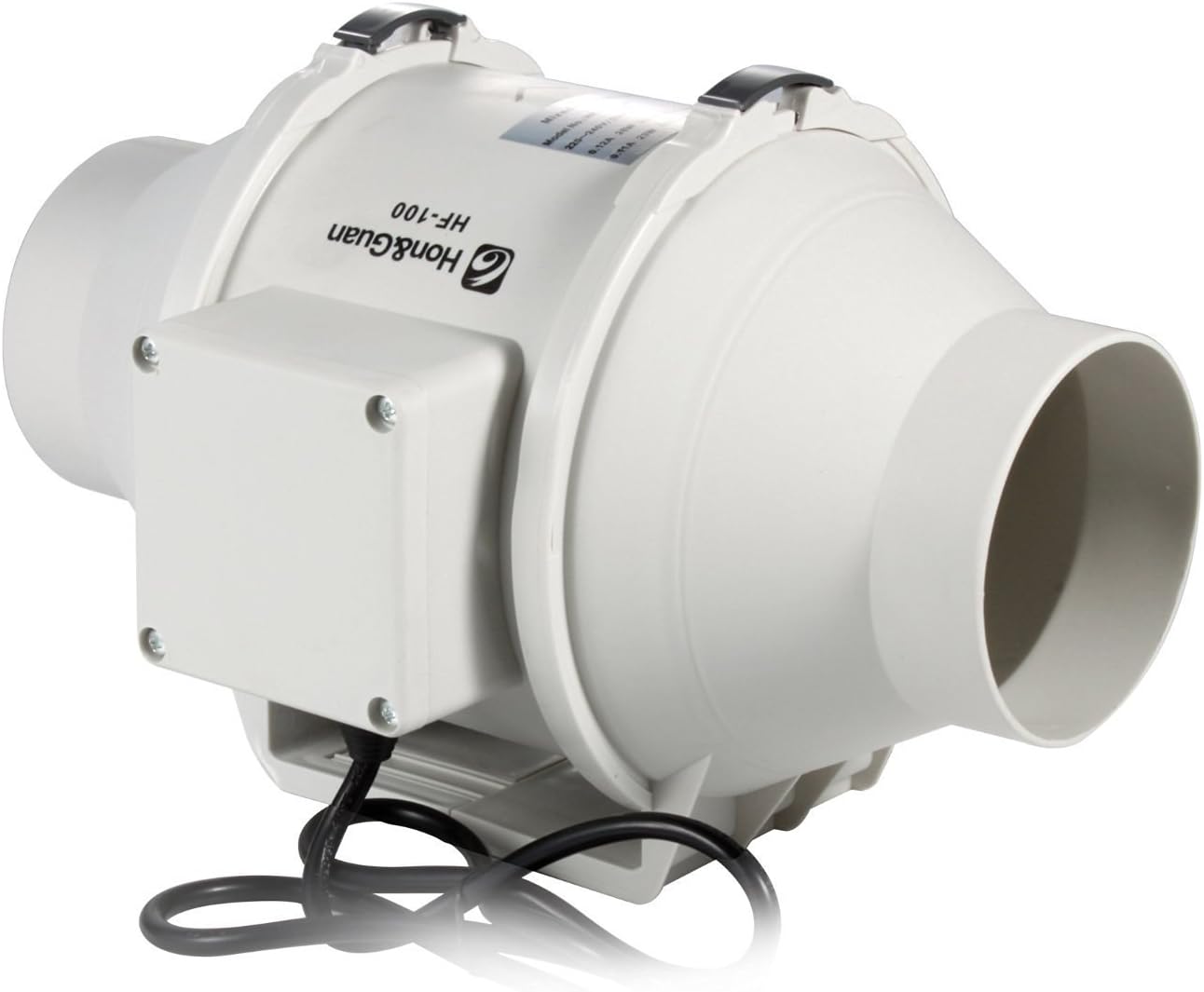 VEVOR Inline Duct Fan, 152.4mm 323.7 CFM with Variable Speed Controller ...