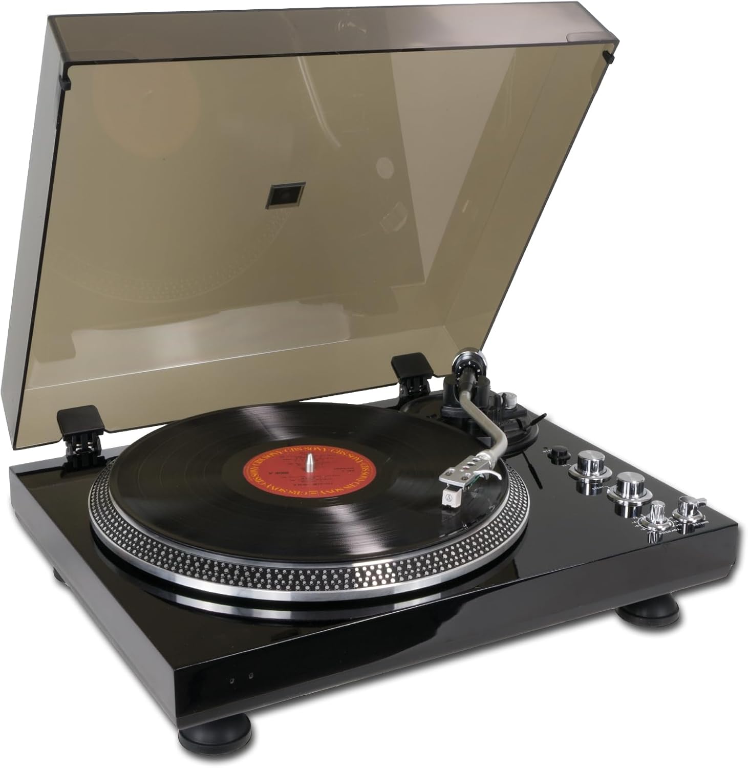 Record Player Vintage Turntable for Vinyl Records,Belt-Driven Turntable,Pre Ampufier,33 Or 45 ...