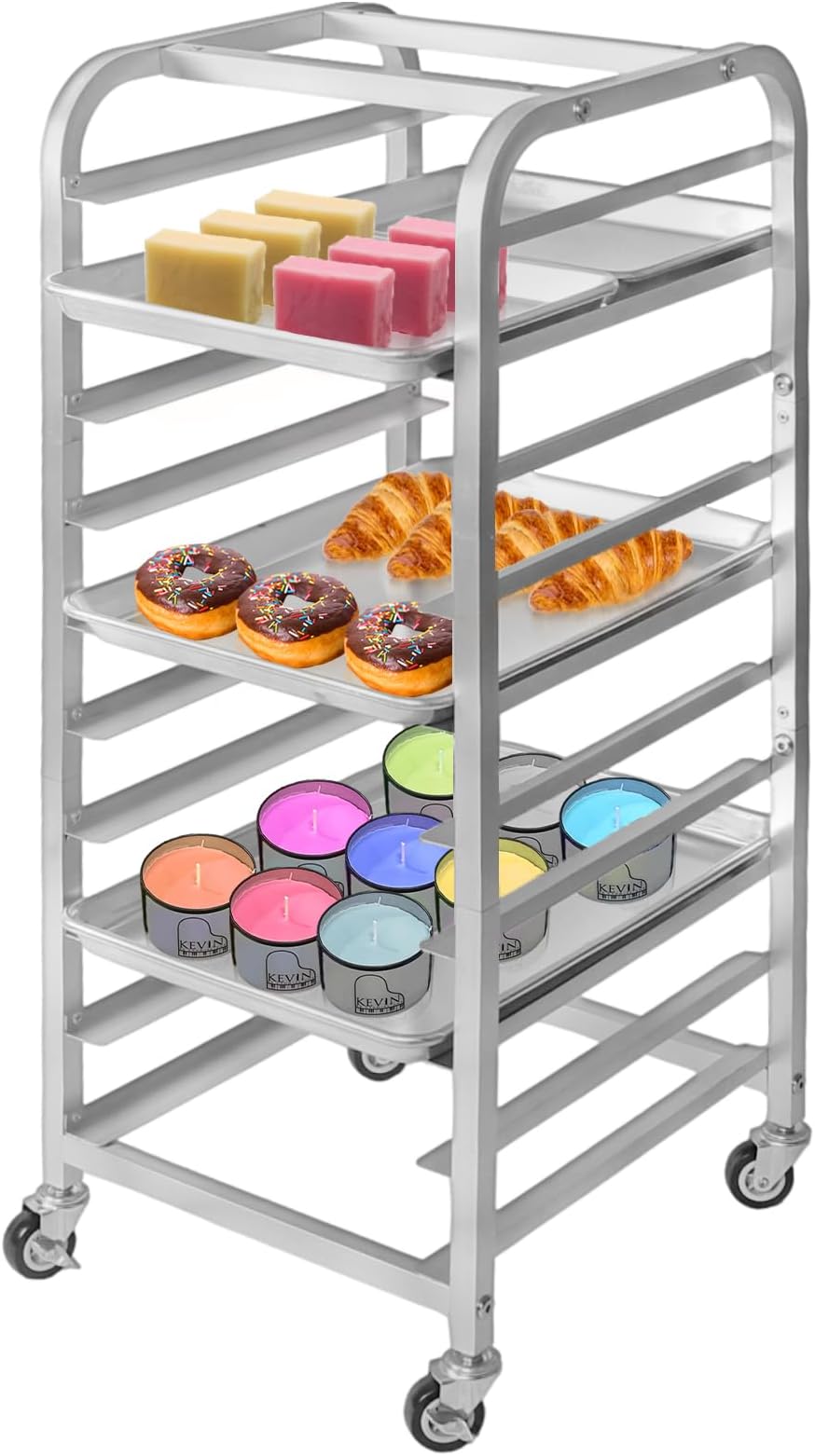 Amazon.com: OFFICEROO Bakery Bun Pan Speed Rack - Half Sheet Only, 15 ...