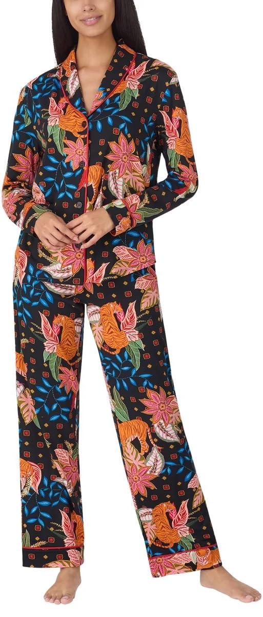 Room Service Womens 2-Piece Shawl Collar Pajama Set at Amazon Women’s ...