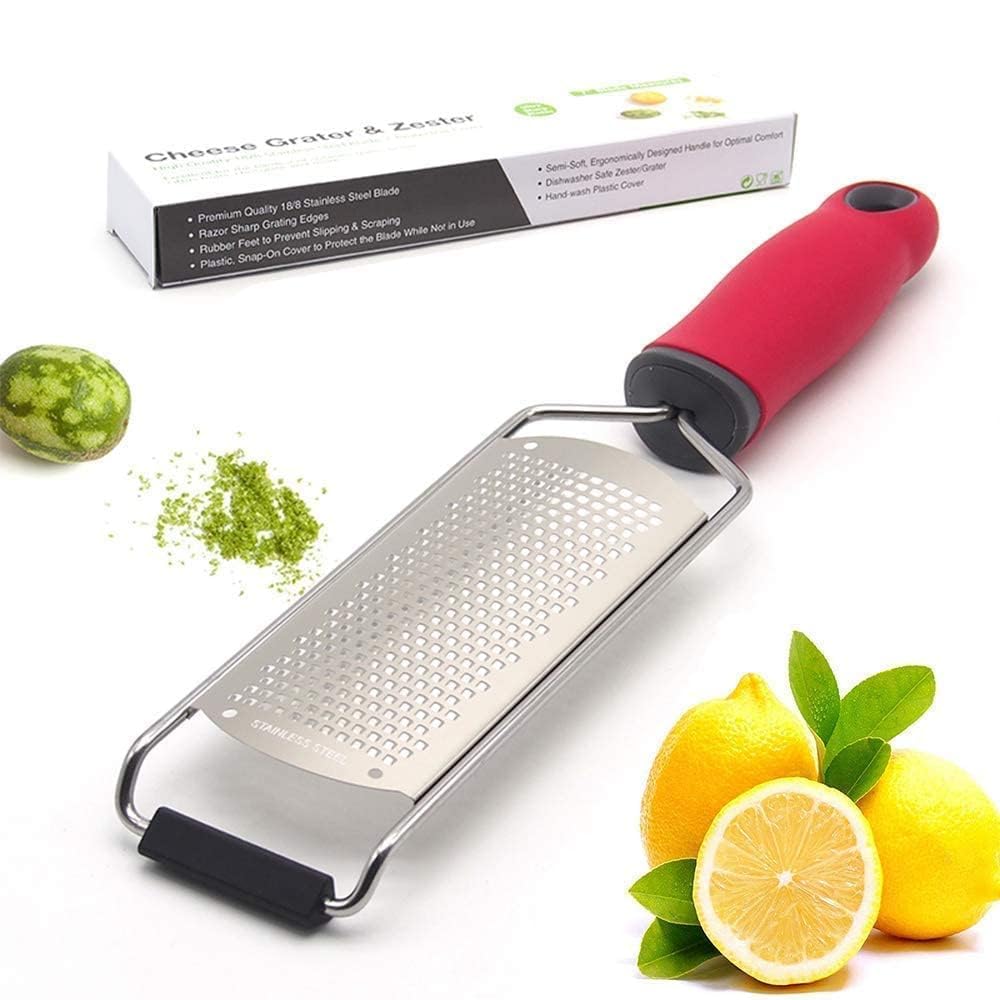 Buy Styxon FDA Flat Stainless Steel Zester Cheese Zester Lemon Zester ...