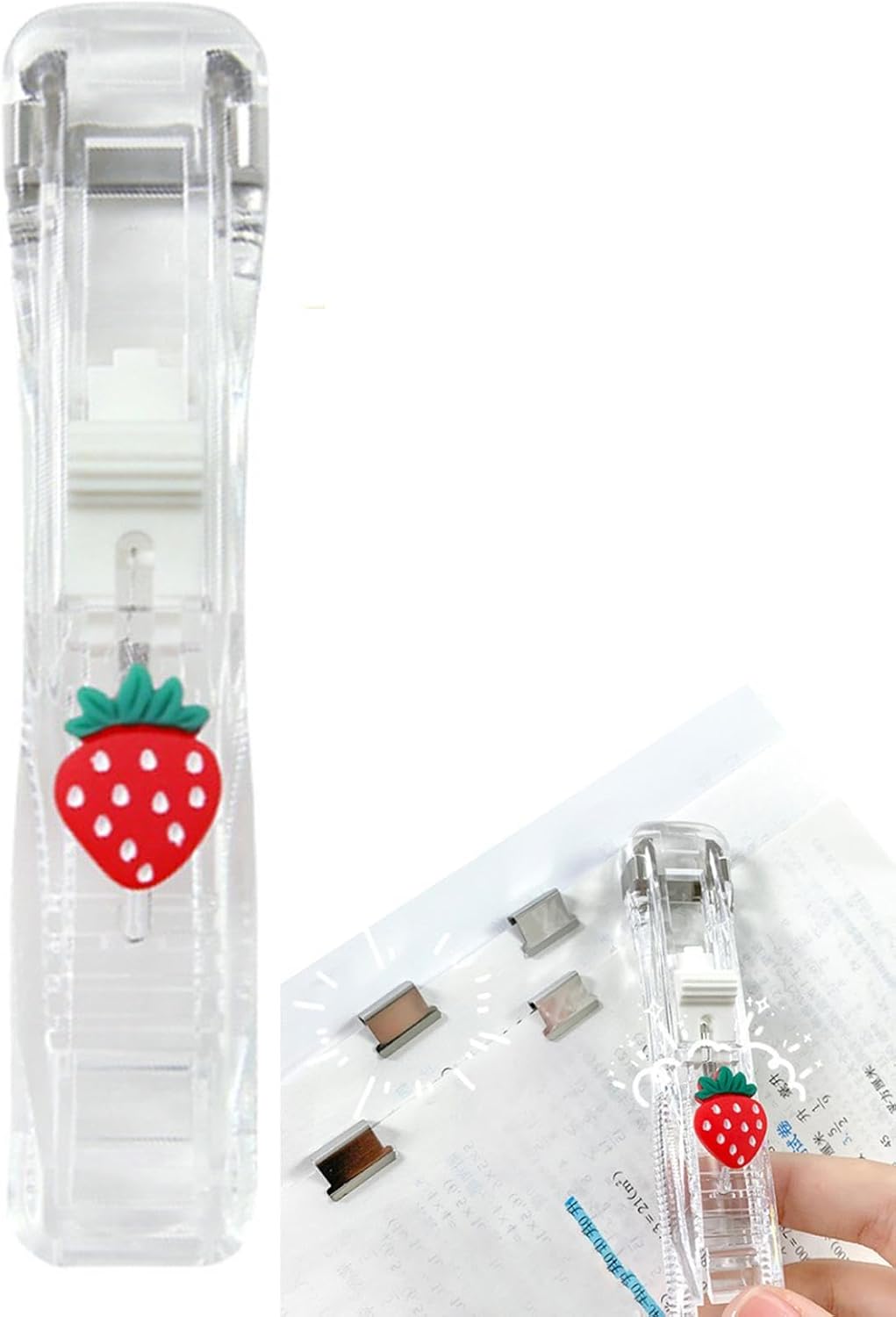 Amazon.com : FULAT Paper Staplers, Push Paper Mini Desktop Staplers ...