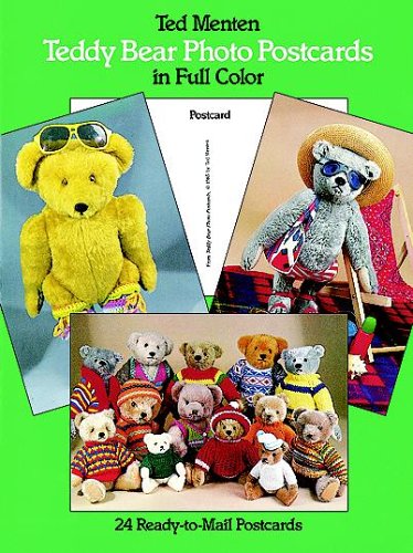 Teddy Bear Photo Postcards in Full Color: 24 Ready-to-Mail Postcards ...