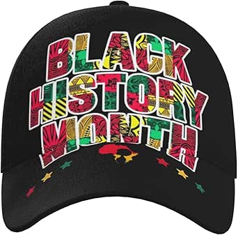 IAYTWVO Black History Month Baseball Cap African American Pride Hat ...