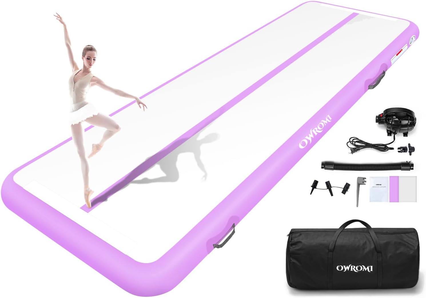 Inflatable Air Gymnastics Mats for Tumbling, 10ft/13ft/16ft/20ft/26ft ...