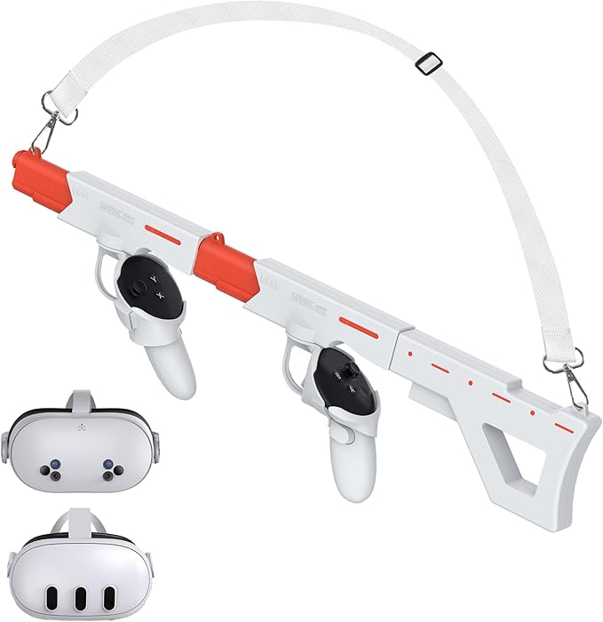 Amazon.com: VR Gun Stock for Meta Quest 3S/Quest 3, Magnetic 2-in-1 VR ...