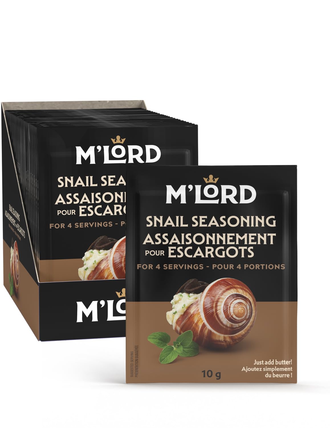 M'Lord Snail Seasoning, Escargot Seasoning Mix, Delicious Spice Blend ...