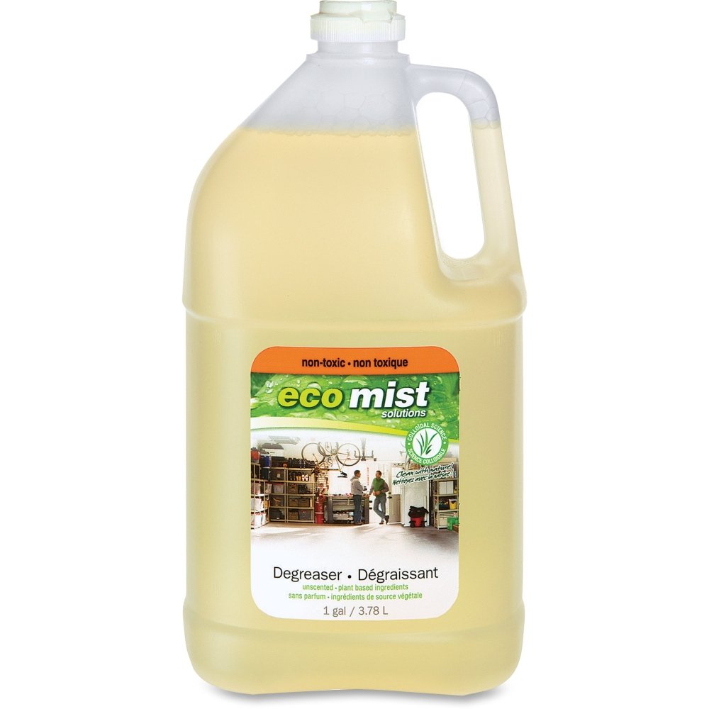ECO MIST SOLUTIONS ESO00110 Degreaser, Unscented, 3.78L, Yellow ...