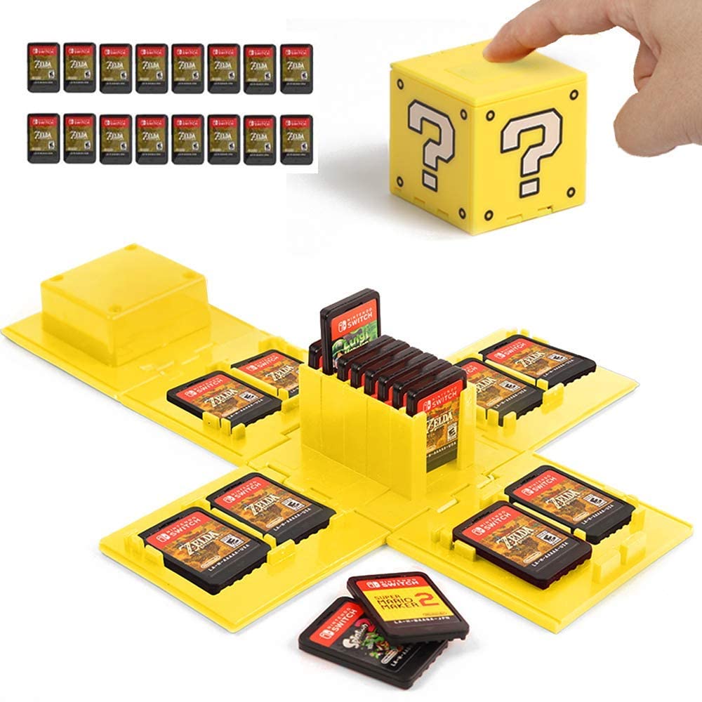 Amazon.com: doepeBAE Game Card Case for Nintendo Switch,Deformable ...