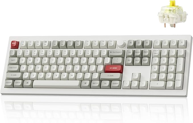 Amazon.com: Keychron V6 Max Wireless Custom Mechanical Keyboard, 2.4 ...