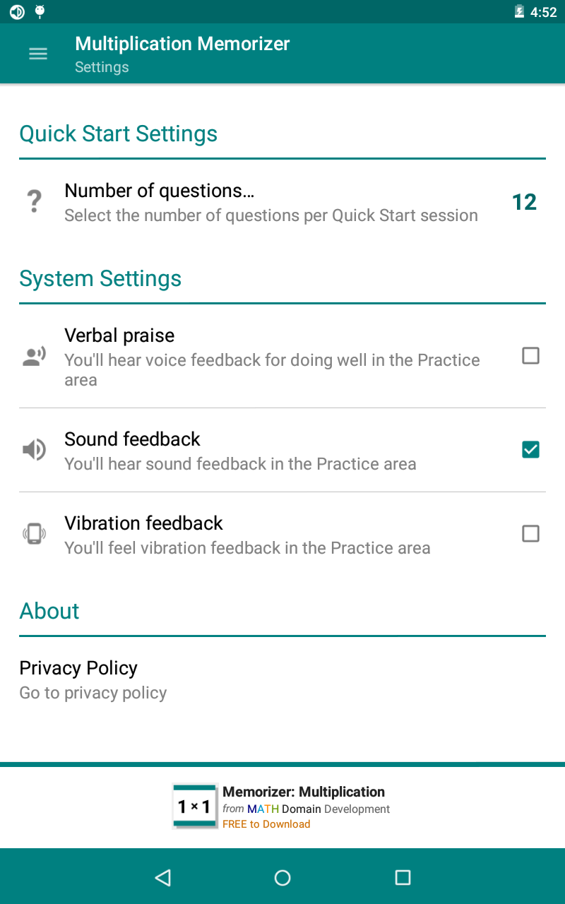 Multiplication Memorizer - Math Games - Multiplication Games Free App ...