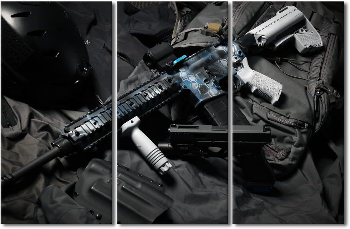 Amazon.com: TUVOMO 3 Panel Military Pictures Poster Wall House ...