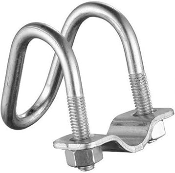 TEN-HIGH 6pcs Cross-Connector Vertical Pipe Clip Crossover Clamps Tube ...