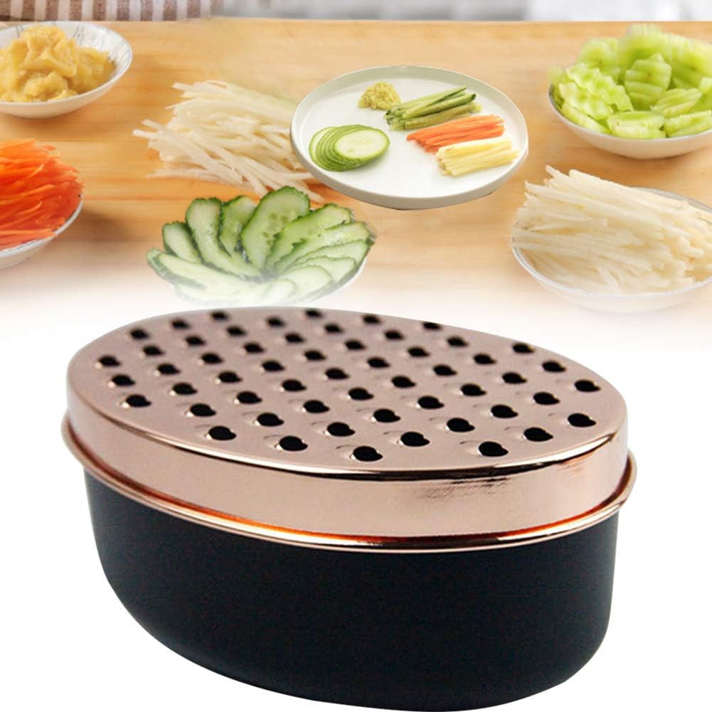 Amazon.com: Cheese Grater with Storage Container & Lid Easy to Use ...