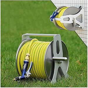 Classic Wall-mounted Hose Reel,the Water Hose Reel for Garden Hoses Has ...