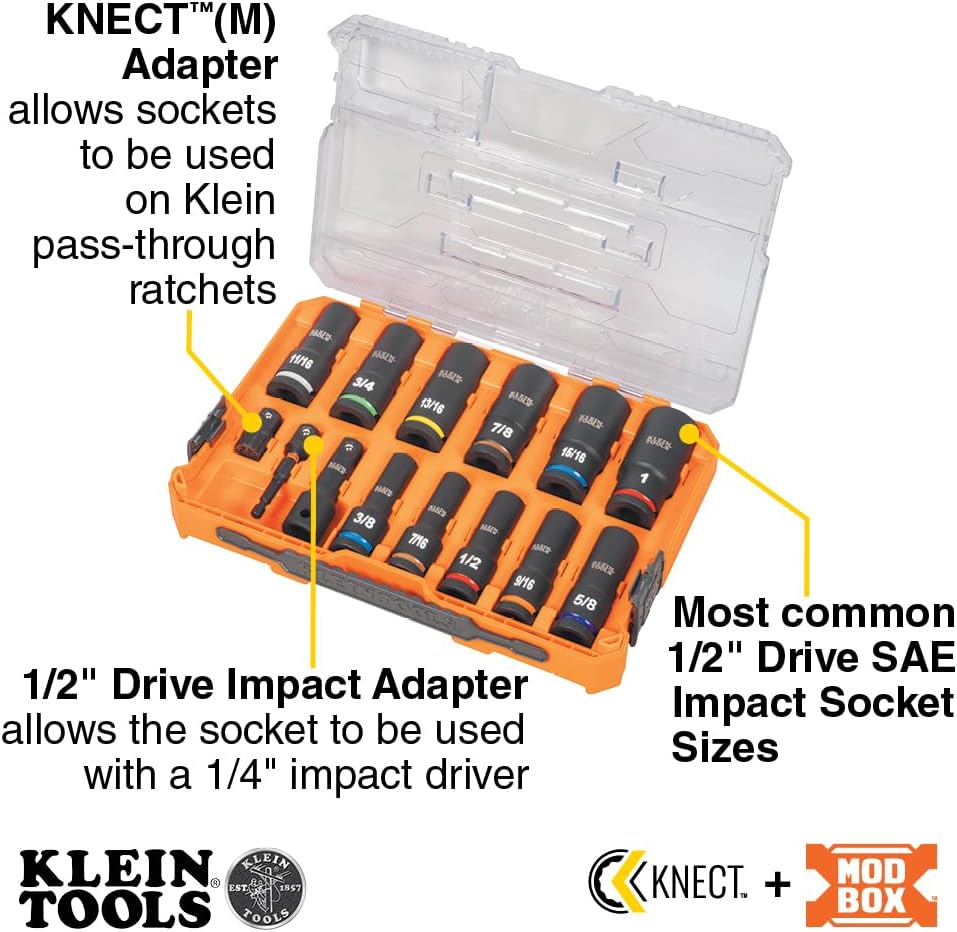 Klein Tools 65111IMPCT KNECT Deep-Well Impact Socket Philippines | Ubuy