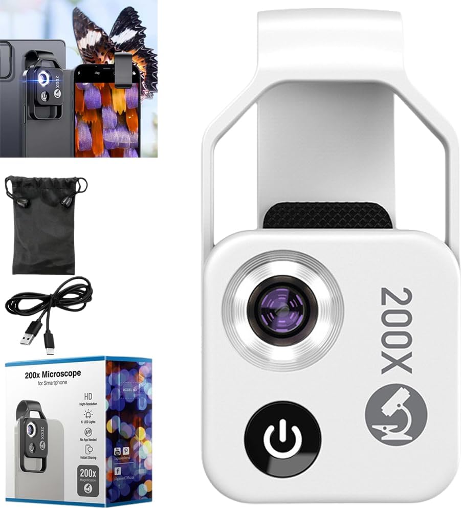 Amazon.com: Nano Zoom 200x, Nanozoom 200x Magnification Zoom, Pocket ...