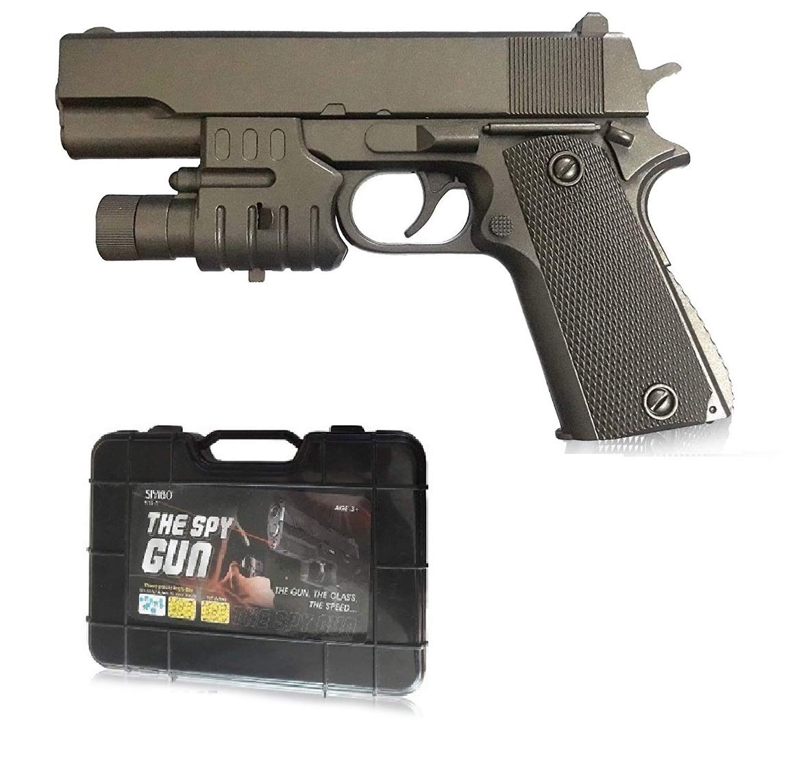 Buy HALO NATION® PUBG Mouser 2in1 Police Pistol BB Bullet Gun Toy - Air ...