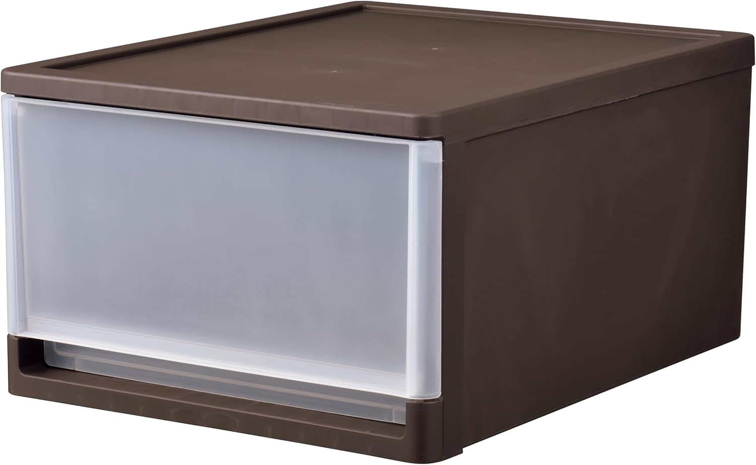 Amazon｜JEJアステージ(JEJ Astage) ストラ B4 ダークブラウン [幅34×奥行42×高さ22cm] 引き出し 収納ケース 押し入れ 積み重ね可能 ウォークインクローゼット ...